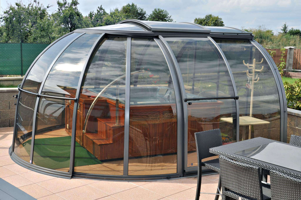 Pool & Spa Enclosures Oasis Hot Tub Enclosure — Enhanced Leisure