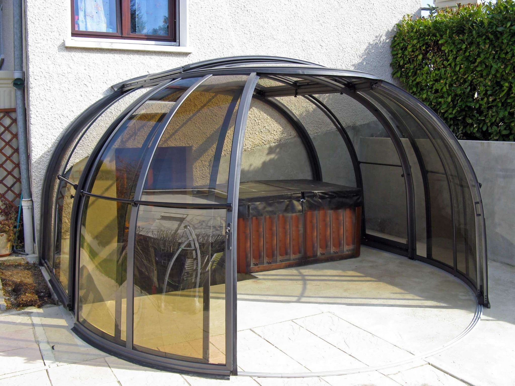 Pool & Spa Enclosures Oasis Hot Tub Enclosure — Enhanced Leisure