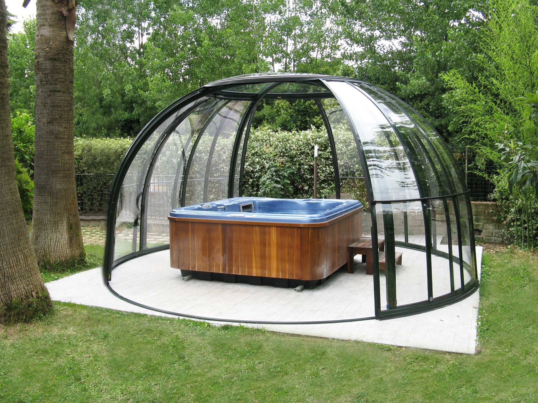 Pool & Spa Enclosures Spa Dome Orlando Hot Tub Enclosure — Enhanced Leisure