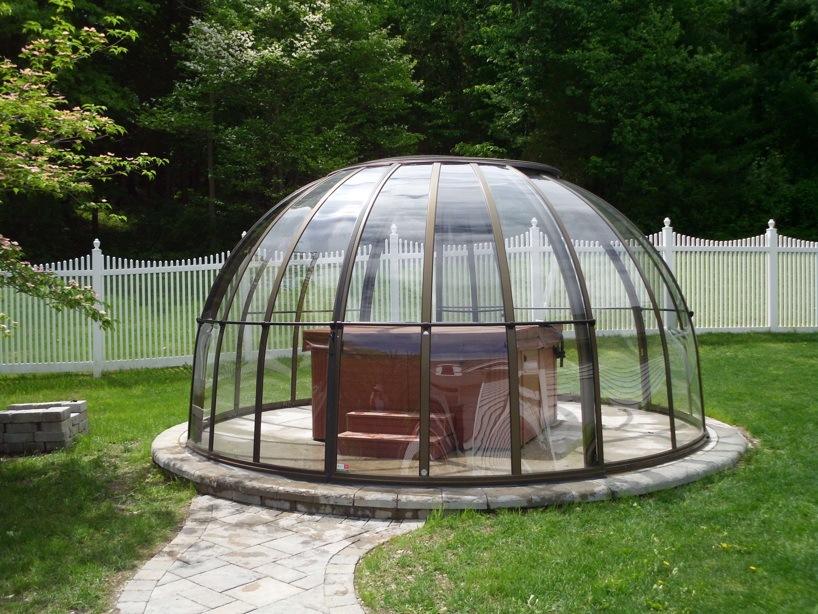 Pool & Spa Enclosures Spa Dome Orlando Hot Tub Enclosure — Enhanced Leisure