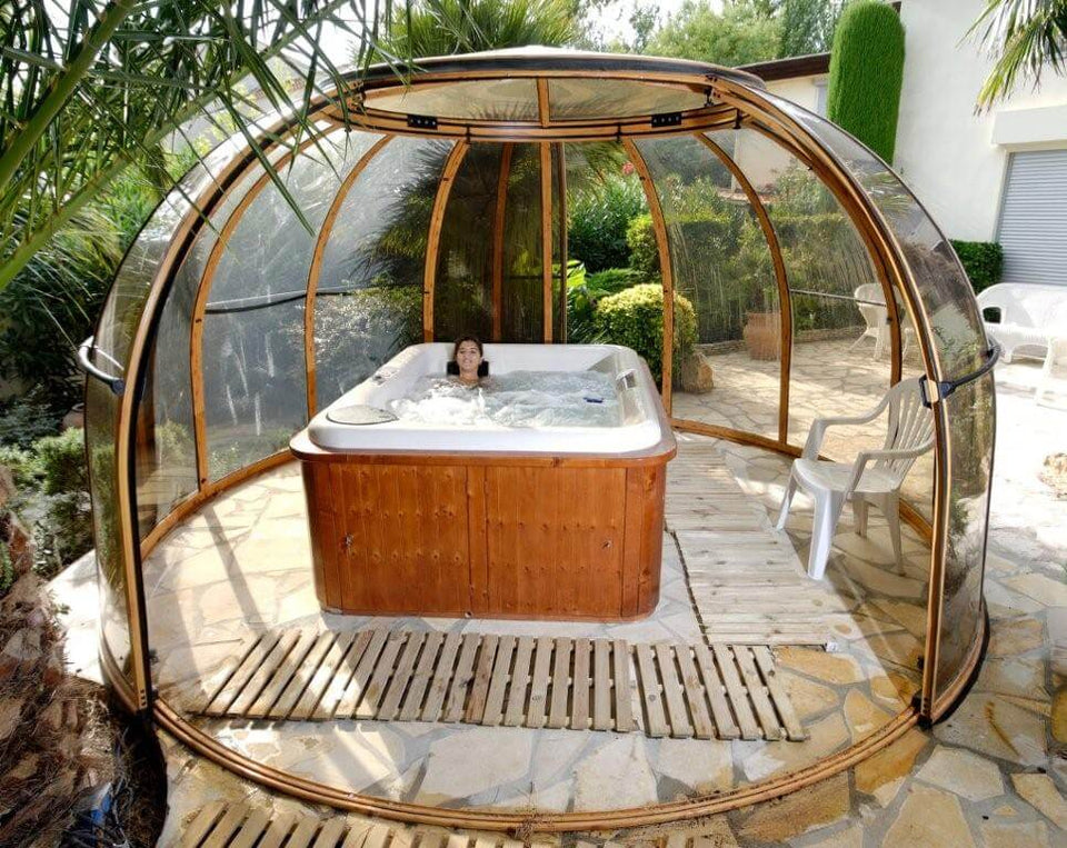 Pool & Spa Enclosures Spa Dome Orlando Hot Tub Enclosure — Enhanced Leisure