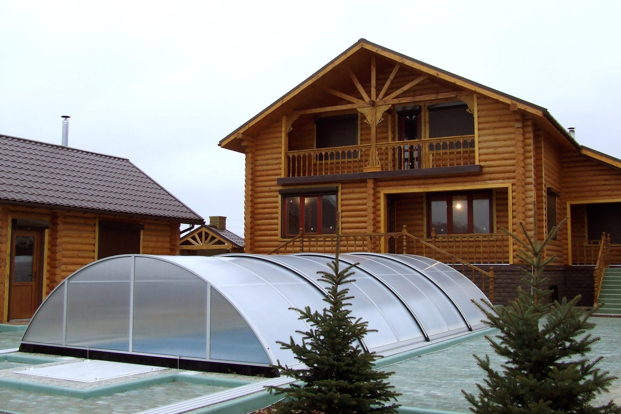 Pool & Spa Enclosures Universe Retractable Pool Enclosure — Enhanced ...