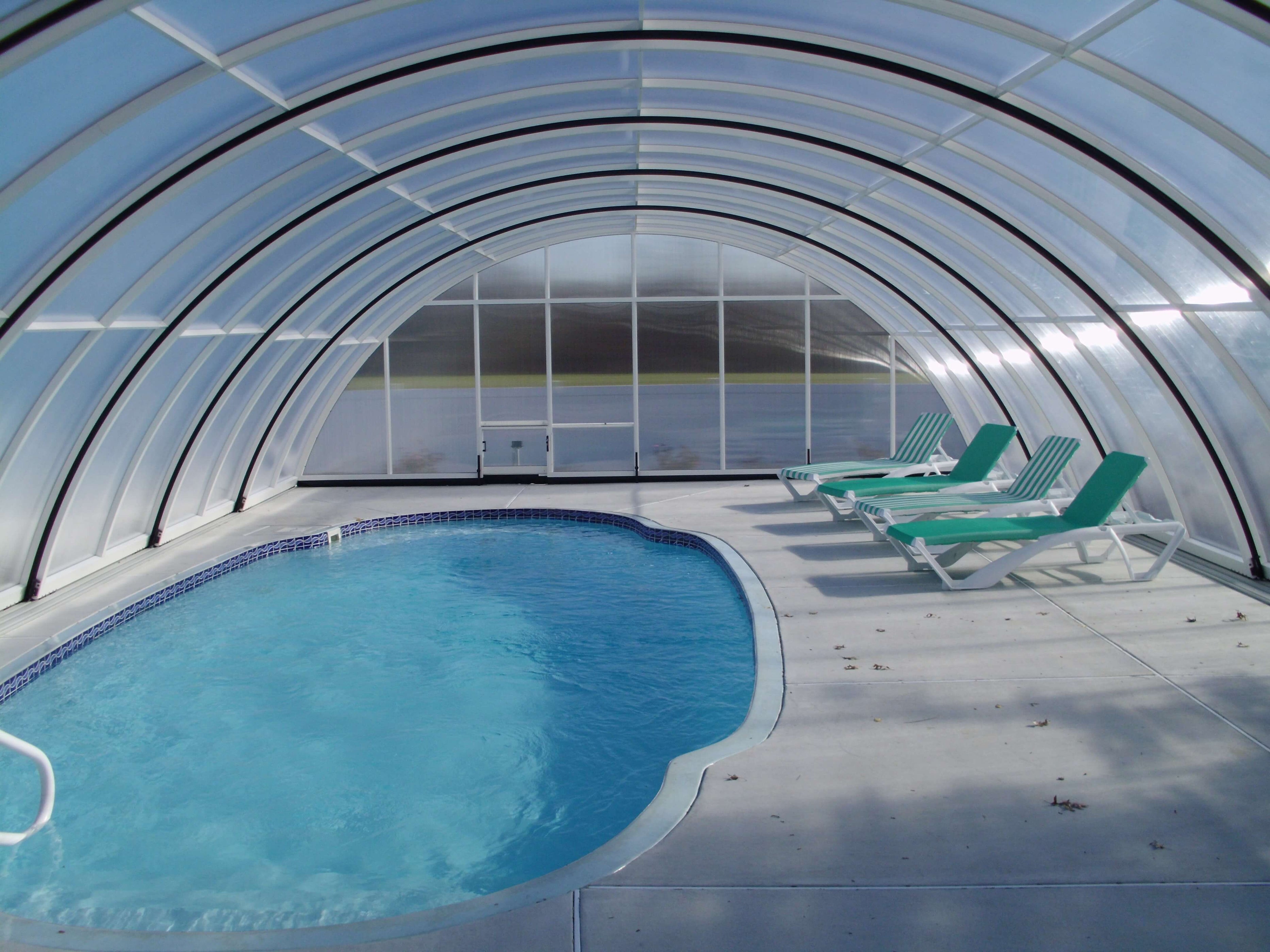 Pool & Spa Enclosures Universe Retractable Pool Enclosure — Enhanced ...